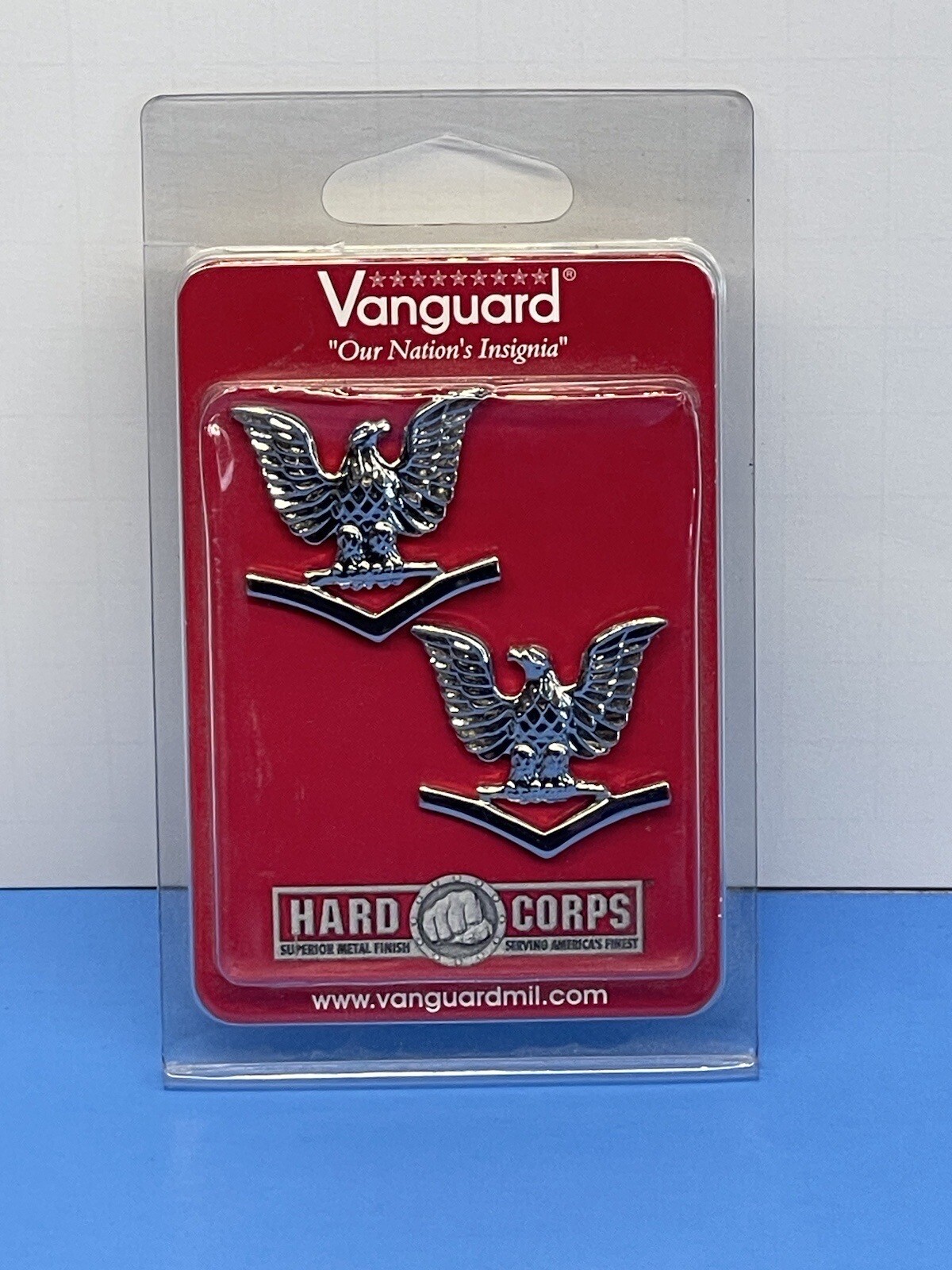 USN US NAVY E-4 PETTY OFFICER 3RD CLASS PO3 COLLAR RANK INSIGNIA MIRROR ...