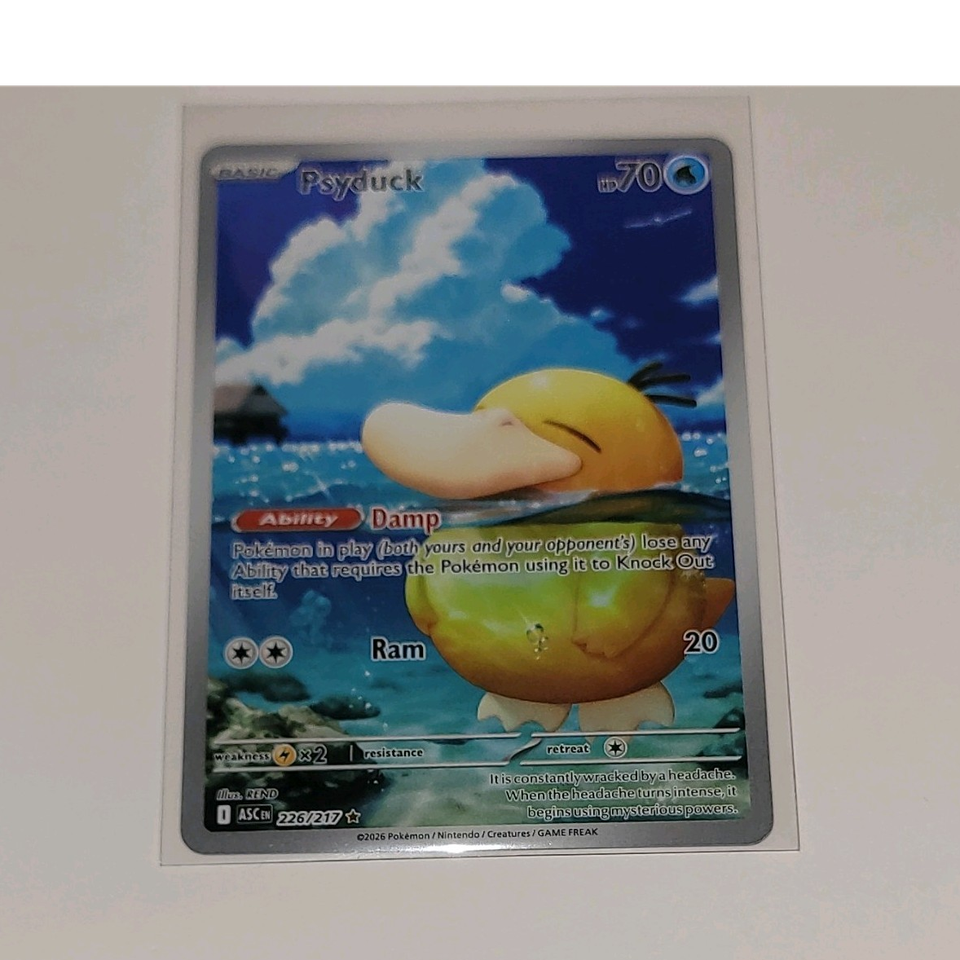 Psyduck Full Art Illustration Rare Ascended Heroes Pokemon Card TCG | eBay