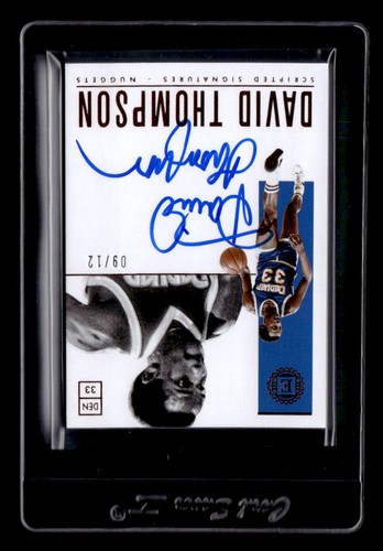 2018-19 Encased Scripted Signatures Bronze David Thompson Auto /12 ...