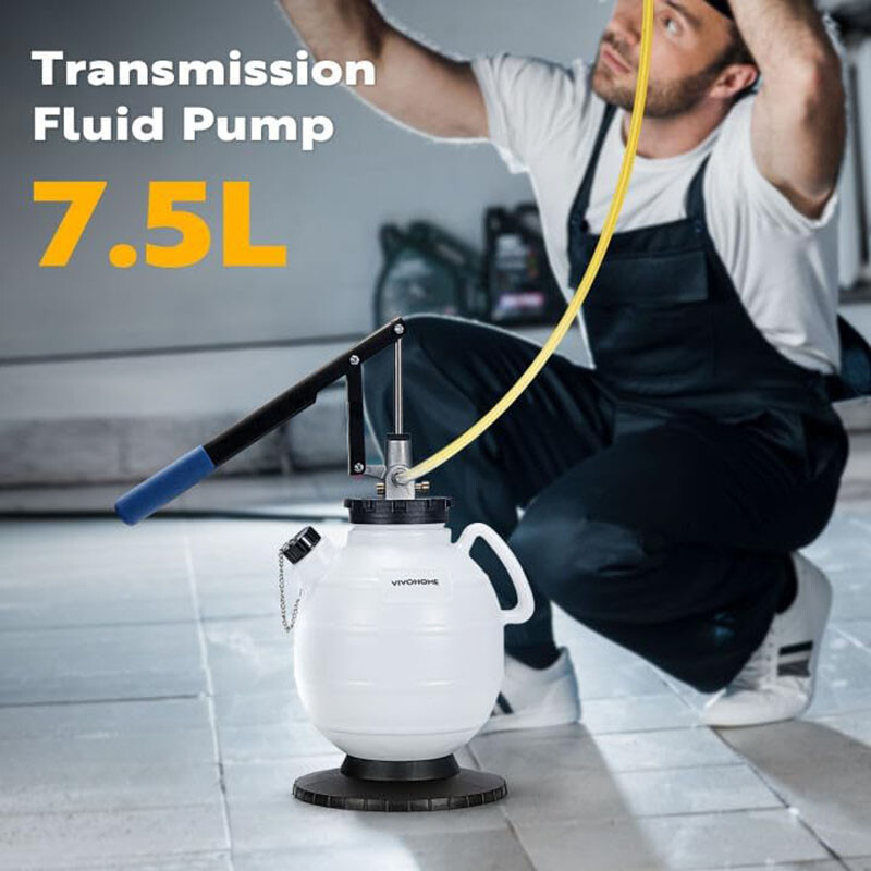 Transmission Fluid Pump 2 Gallon ATF Refill Pump System Kit 7.5L w/ 15 ...