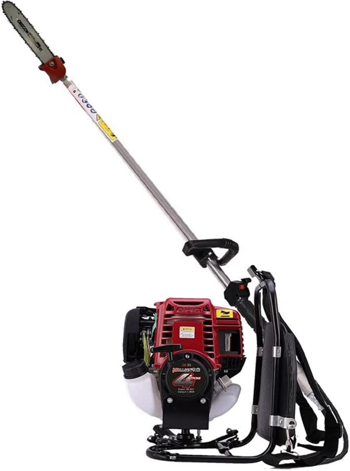 Gx35 Backpack 5 in 1 Brushcutter 4stroke hedge trimmer lawnmower gas ...