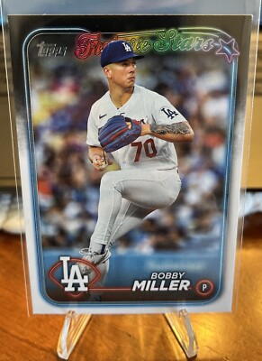 2024 Topps Series 1 Bobby Miller #115 Los Angeles Dodgers Future Stars ...