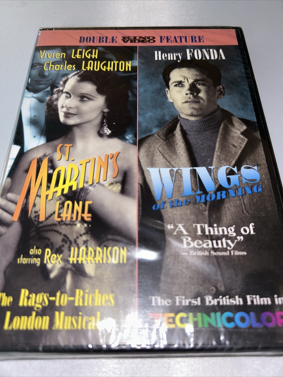 St. Martins Lane/Wings of the Morning (DVD, 2003) Brand New ...
