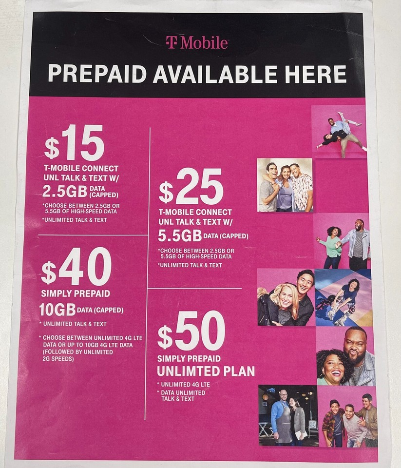 T-Mobile eSIM/$50 with Unlimited Data, Talks & Texts I 30 Days | eBay