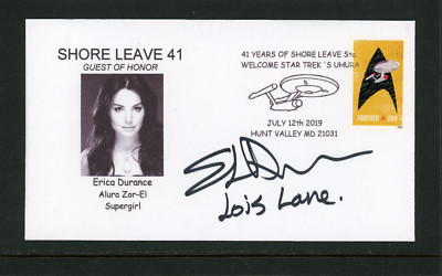 Erica Durance Signed Autograph Lois Lane Cover Alura Zor-El Supergirl ...