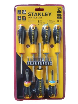 Stanley Control-Grip 17 PCS Screwdriver Set New STHT66598 | eBay