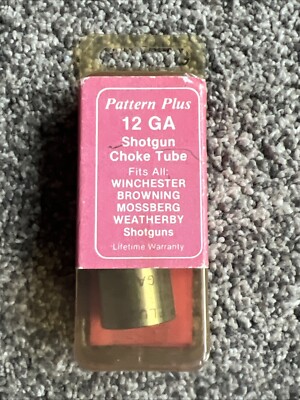 Carlson's 12GA Shotgun Choke Tube Pattern Plus Improved Cylinder NEW | eBay