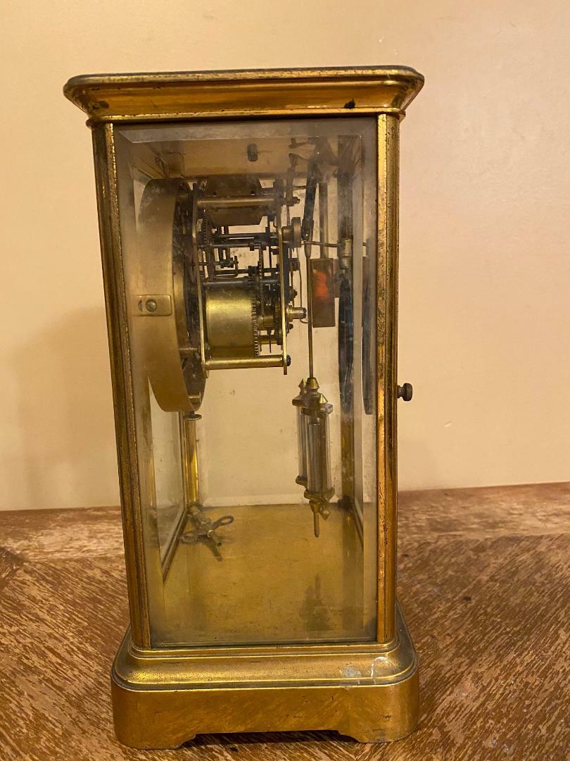 Antique Waterbury Crystal Regulator Clock | eBay