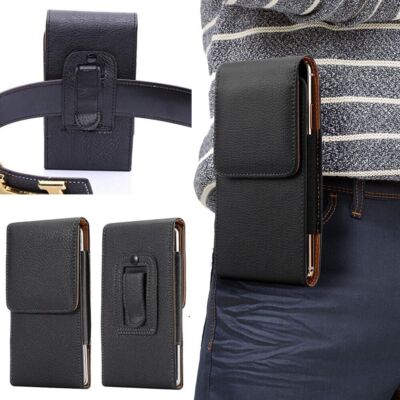 For BLU G63 Leather Case Belt Clip Holster Pouch Carrying Cover | eBay
