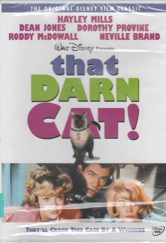 "THAT DARN CAT" FACTORY SEALED DVD 1965, 2002 FULL SCREEN HAYLEY MILLS ...