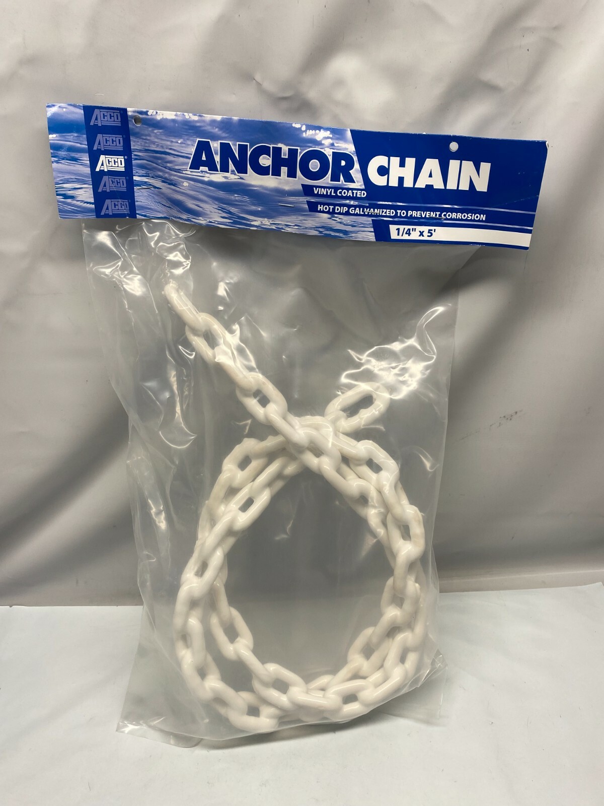 ACCO Anchor Chain 1/4" x 5' | eBay