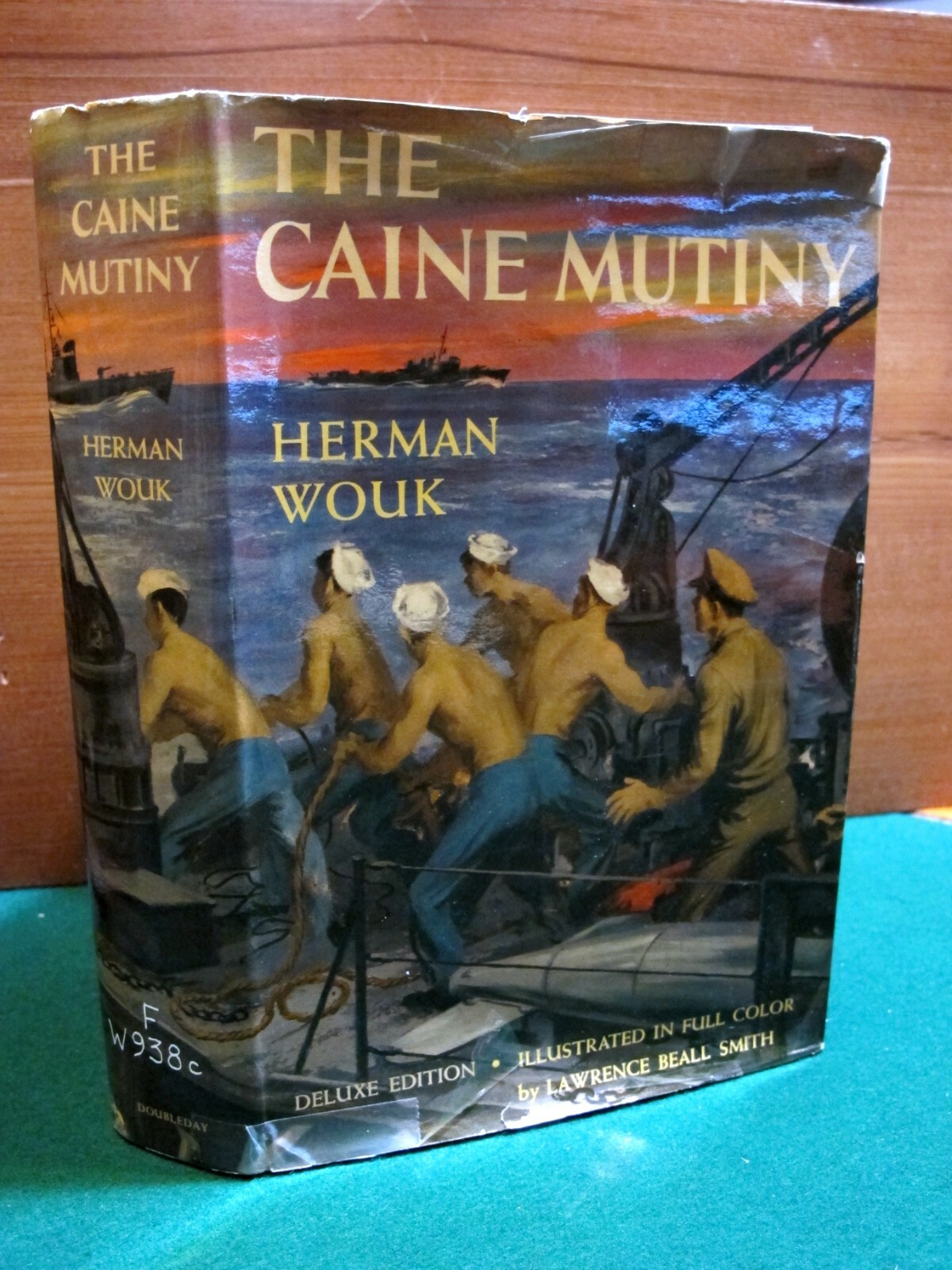 CAINE MUTINY Signed 1st/1st ed Printing Herman Wouk LIBRARY OF Alfred L ...