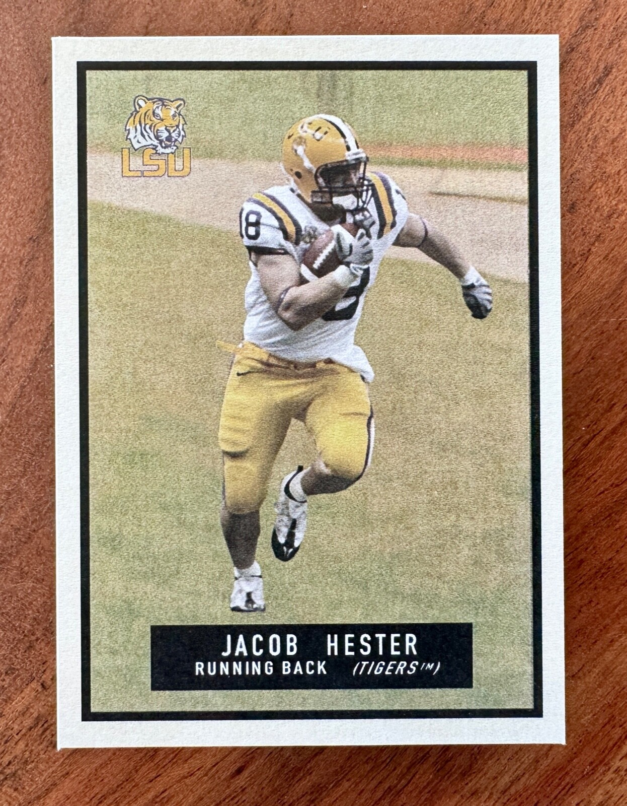 Jacob Hester Custom Art Football Card 1951 Topps Magic Design Chargers ...