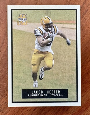 Jacob Hester Custom Art Football Card 1951 Topps Magic Design Chargers ...