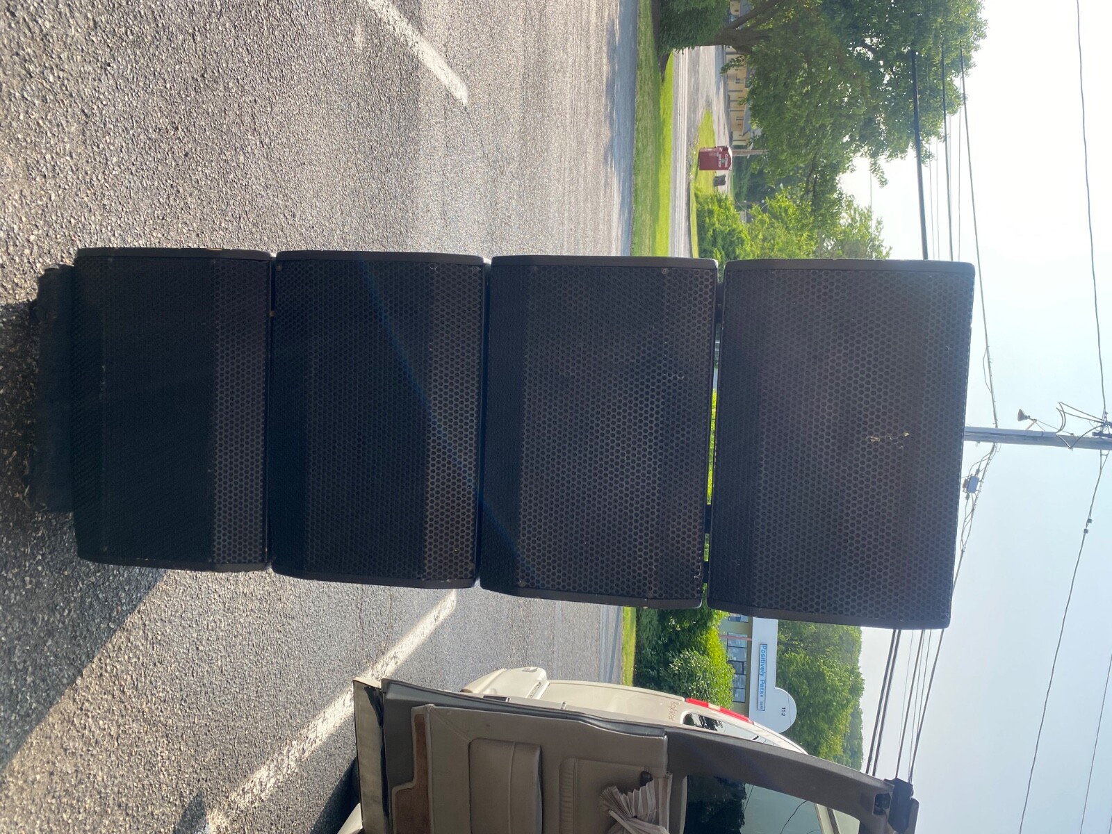 Custom made double 12 inch subs with qsc ks212 woofers. I have 4 of ...