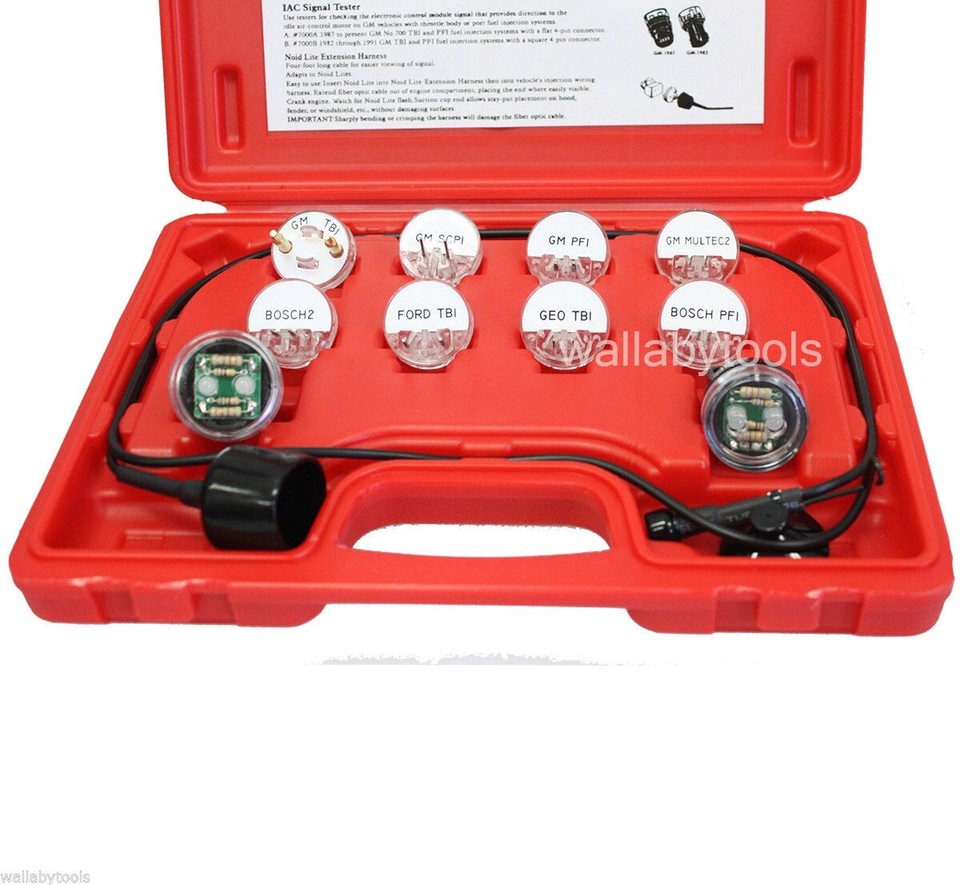 11pc Electronic Fuel Injection Signal Noid Lite Tester Light set 4 GM ...
