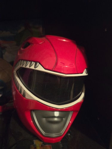 Mighty Morphin Power Rangers Legacy Red Ranger Helmet 1:1 Bandai MMPR ...