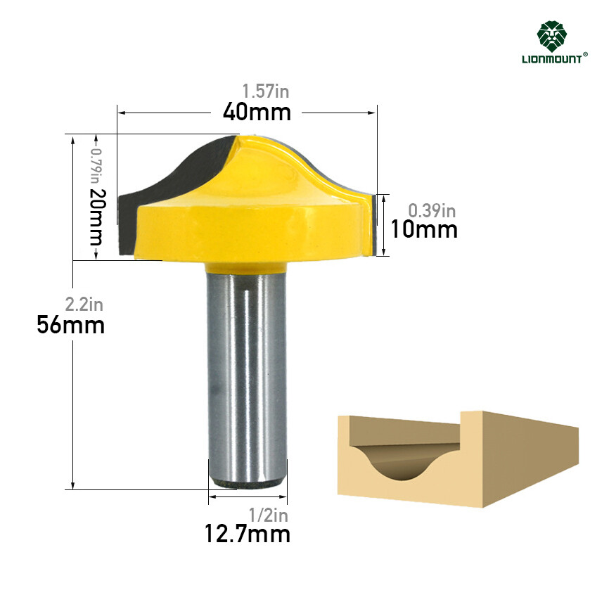 Roman Ogee Molding Corner Rounding Edge-forming Router Bit 1/2 Shank | eBay