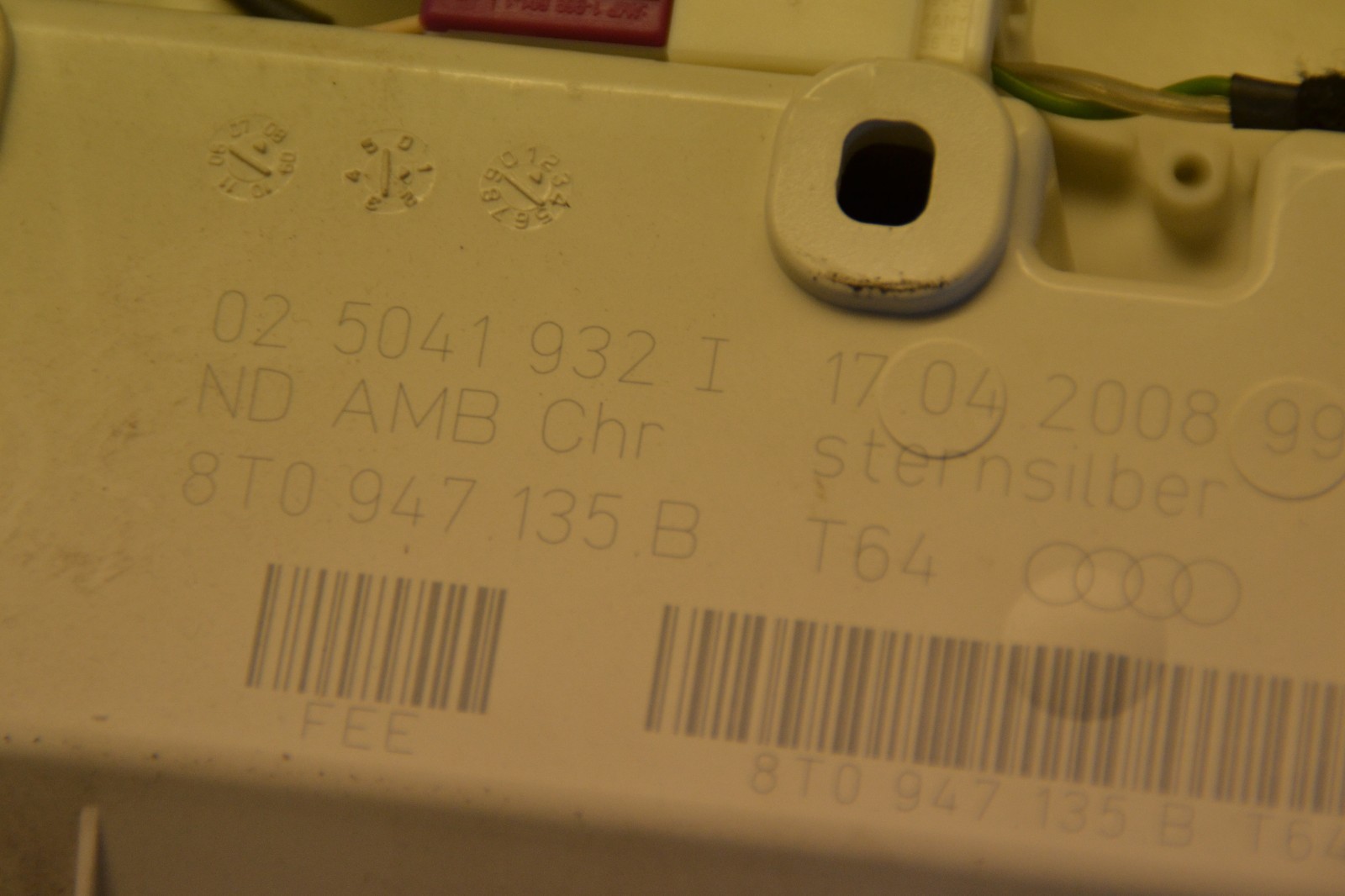 Audi A4 Roof Light 8K0951177 A4 4 Door Saloon Interior Roof Light 2008 ...