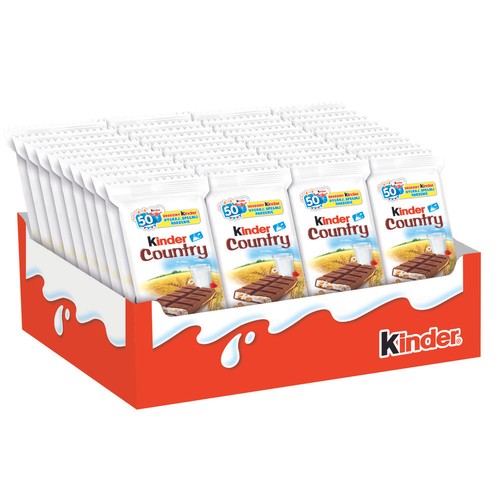Kinder country milk chocolate bars x 40 ---Free Shipping--- | eBay