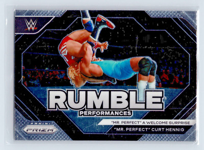2024 Panini Prizm WWE Rumble Performances #12 MR. Perfect Curt Henning ...