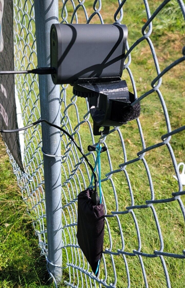 Mevo Start Live Stream Camera Chain Link Fence Mount Kit for Softball ...