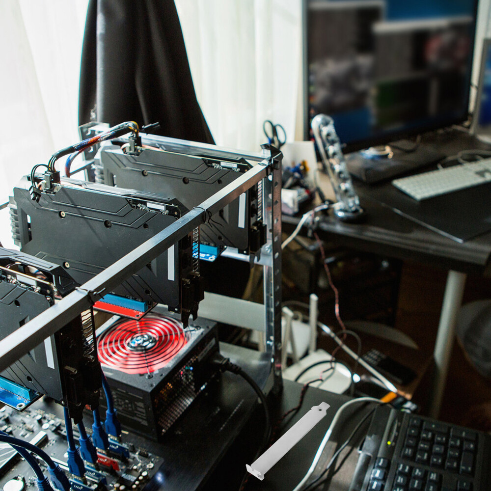 12pcs Silver Iron Solid PCI Slot for PC Case Back Plate | eBay