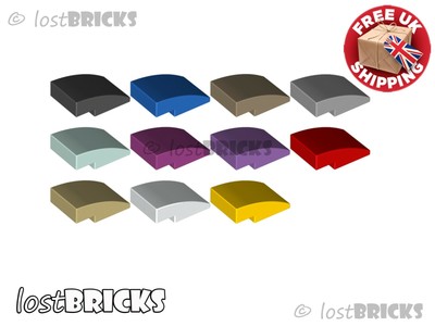 LEGO - Part 24309 - Pack of 5 x NEW LEGO Slopes Curved 3x2 + SELECT ...