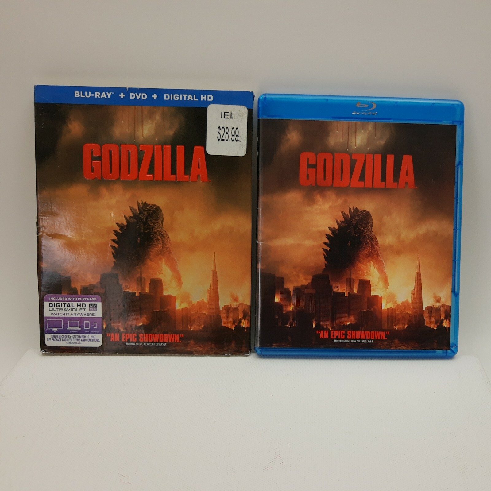 Godzilla (Blu-Ray + DVD 2014 2-Disc Set) with Slipcover 883929388493| eBay