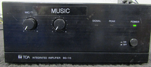 TOA BG-115 Integrated Amplifier | eBay