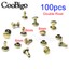 100X Head 3~10mm Double Rivet Stud Collision Nail Spike Punk Belt ...
