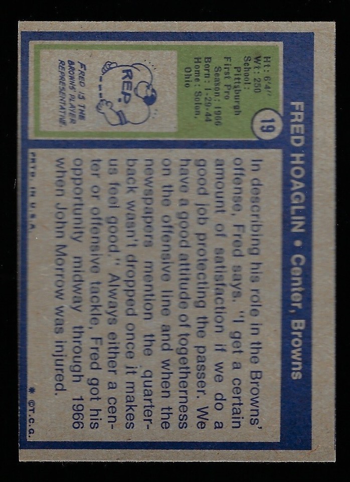 1972 Topps Set Break #19 Fred Hoaglin | eBay