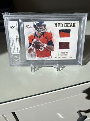 Brock Osweiler 2012 National Treasures NFL #33 Gear Combos 14/49 | eBay