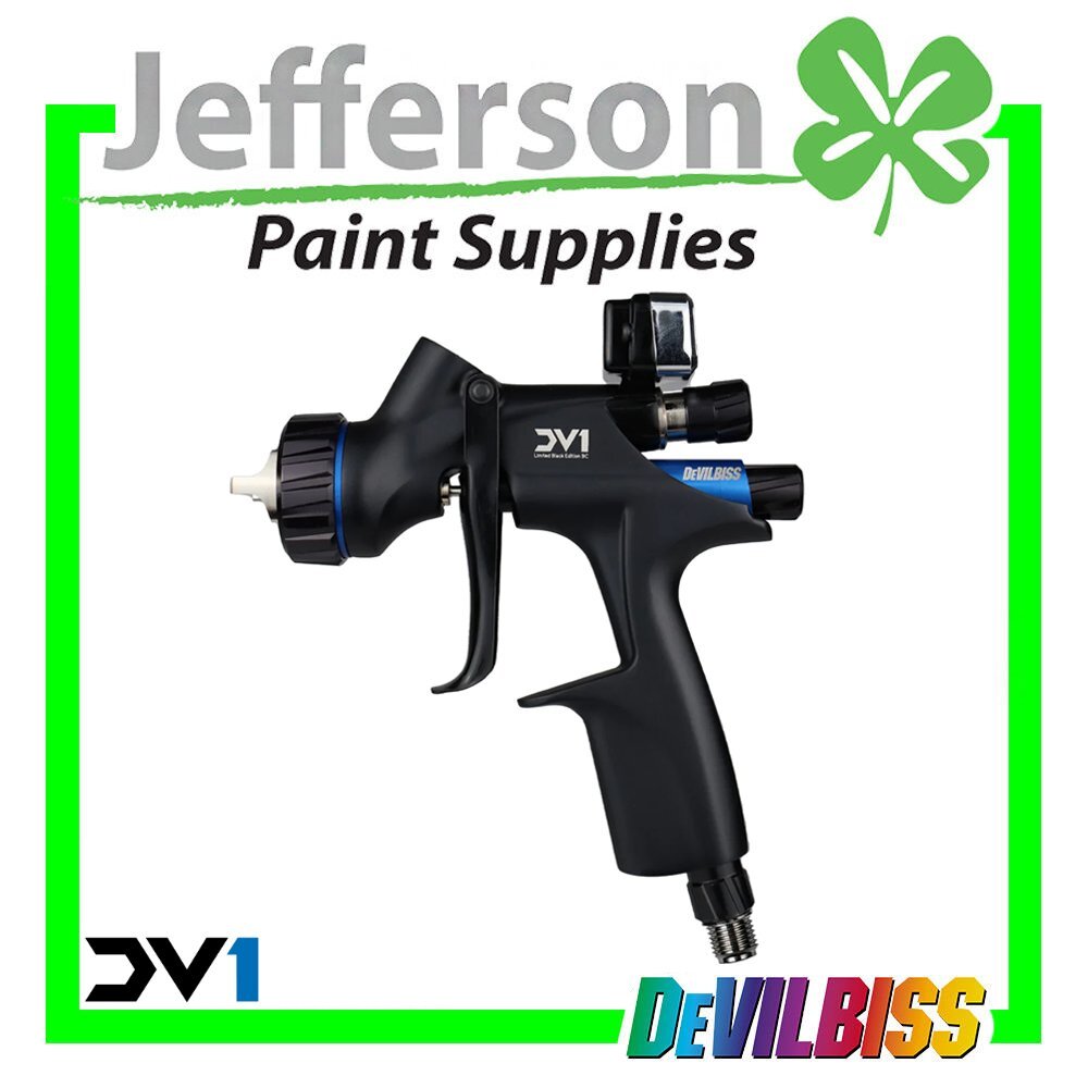 Devilbiss DV1 Ultimate 3 Spray Gun Case Kit - Base / Clear / Touch Up ...