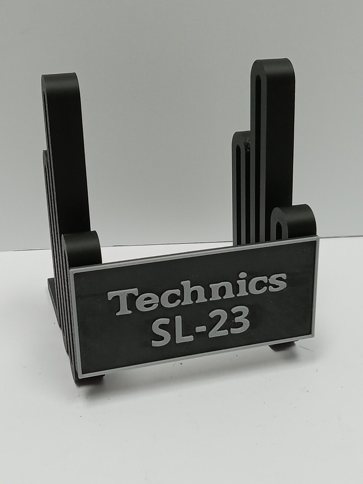 Technics SL-D2 Turntable Record Display Stand – Black Minimalist ...