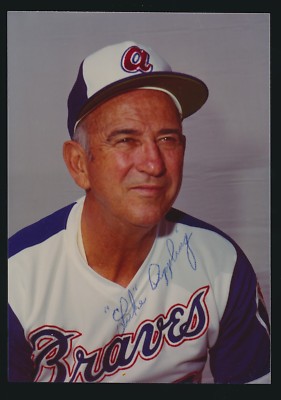 LUKE APPLING (Atlanta Braves Coach) -Autographed Snapshot Photo (d.1991 ...