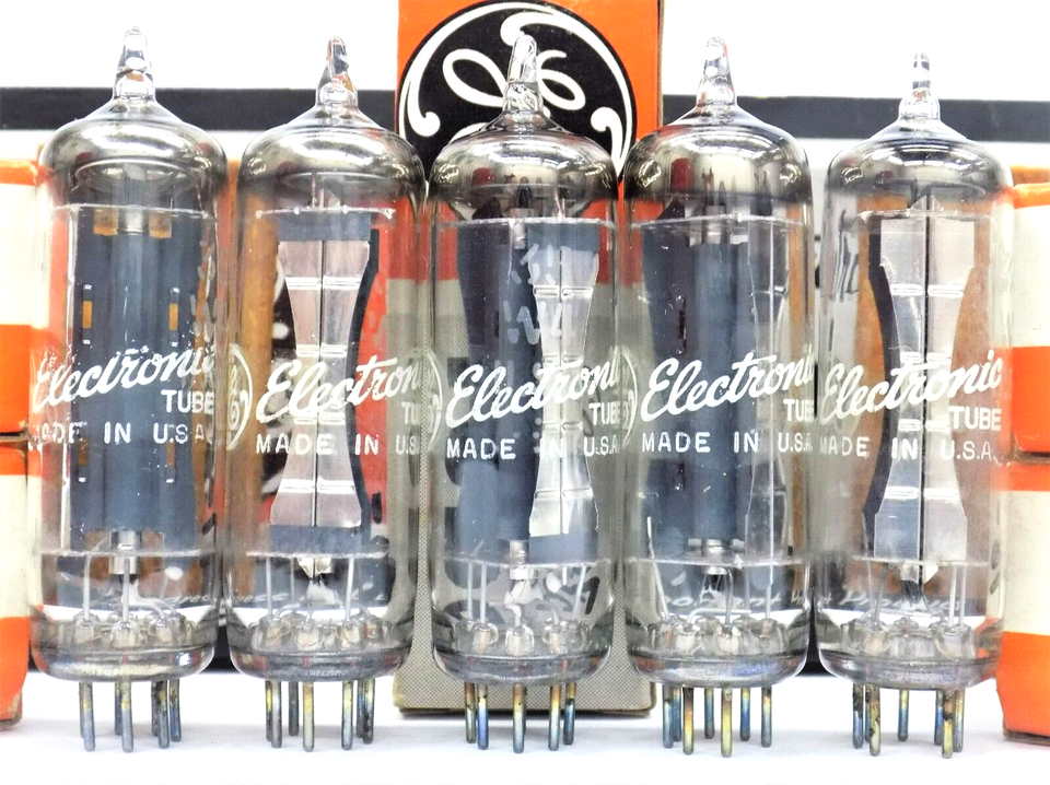 Nice Matched Sleeve of N.O.S Tested Vintage General Electric 35W4 ...