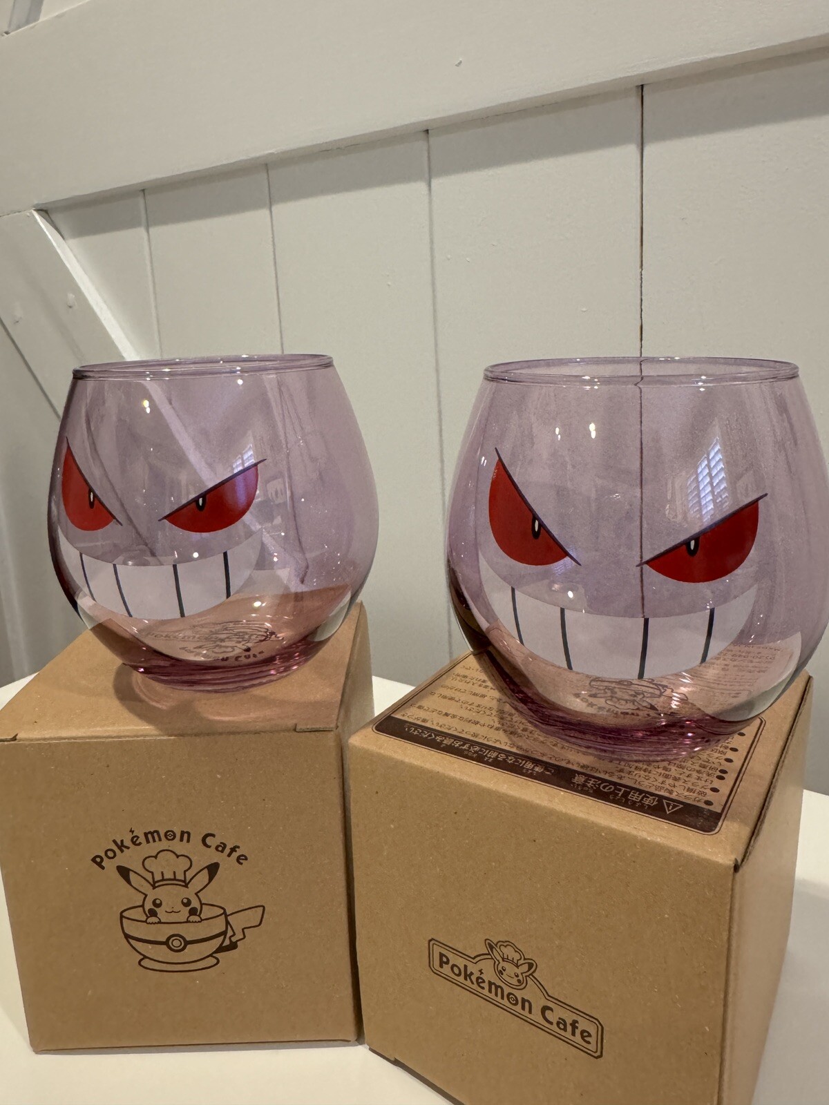 NEW Pokemon Cafe Gengar Glass Cup Set Of 2 In Box (US Seller) | eBay