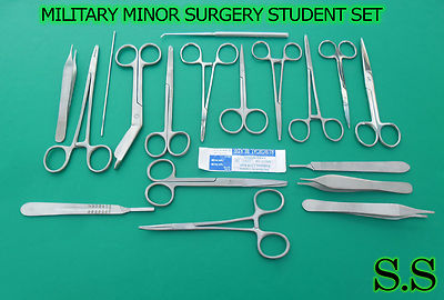 35 PC US MILITARY MINOR SURGERY STUDENT SET FORCEPS DS-823 | eBay
