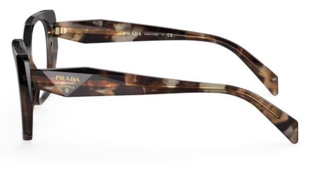 Prada PR 18WV 07R1O1 54mm Caramel Tortoise Plastic Fashion Eyeglasses ...