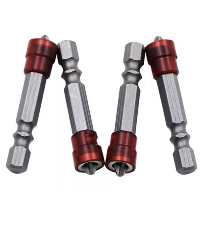 4 pcs #2 magnetic Positioning Screwdriver Bits Drywall Screw Setter ...