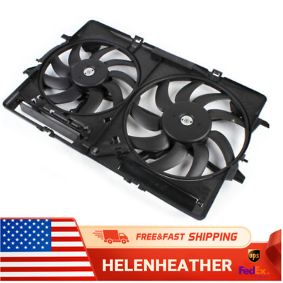 Engine Radiator Cooling Fan Assembly For Audi A4 A5 Quattro Q5 2L 3L ...