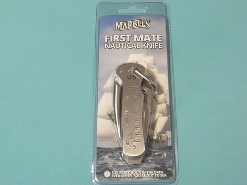 Marbles MR405 FIRST MATE NAUTICAL KNIFE Stainless Marlin Spike 3 3/4 ...