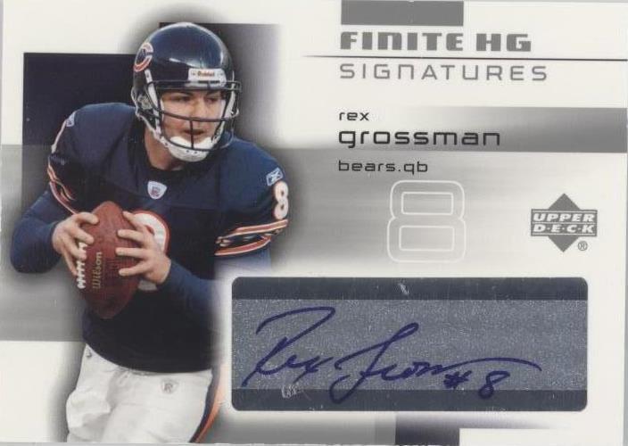 2004 Upper Deck Finite HG - Signatures Rex Grossman #FS-RG (AU) for ...
