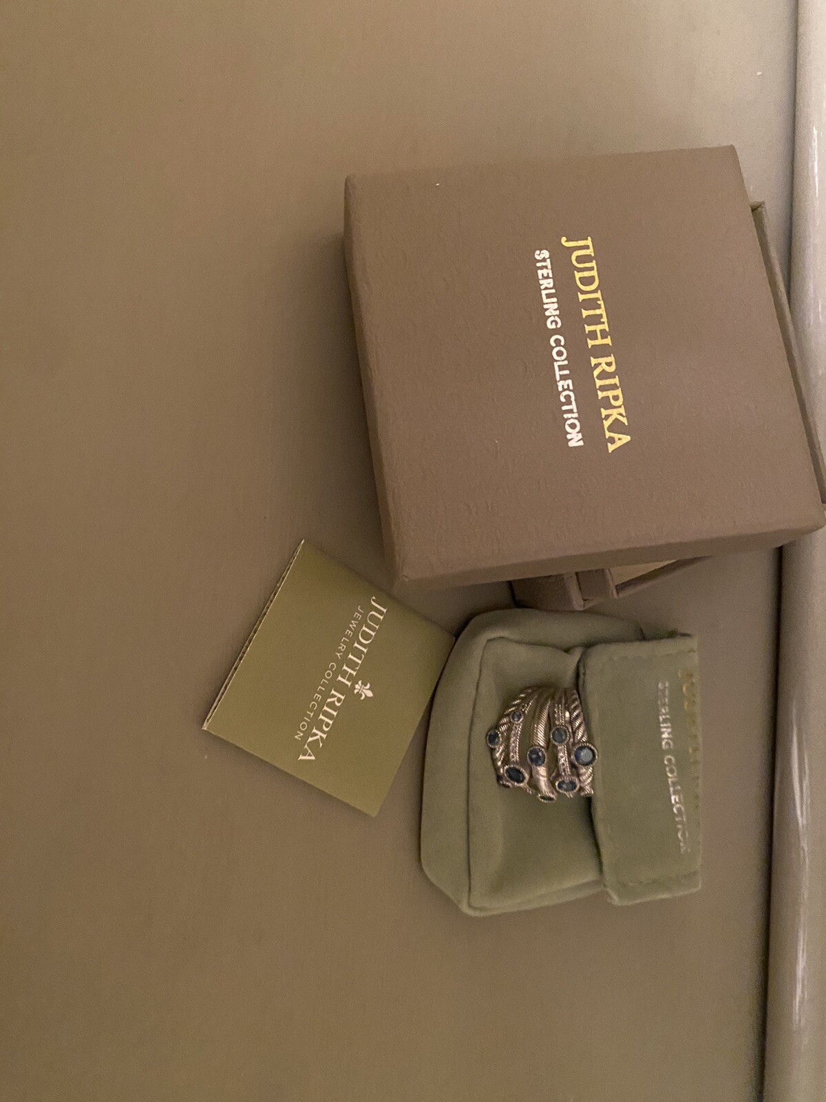 JUDITH RIPKA MULTI ROW DETAILED 925 STERLING & LONDON… - Gem