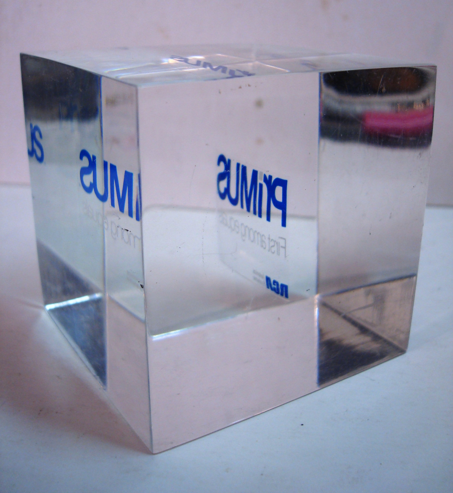 Primus RCA Avionics Division Weather Flight Airplane Radar Lucite Cube ...