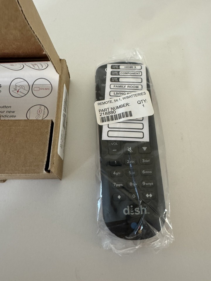 Dish Network 54.1 UHF 2G Hopper Joey Google Voice Remote Control NIP ...