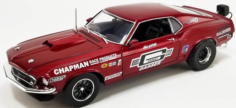 1 Ford Mustang GT Race Car RARE Dragster 12 Built Metal Model 1967 1971 ...