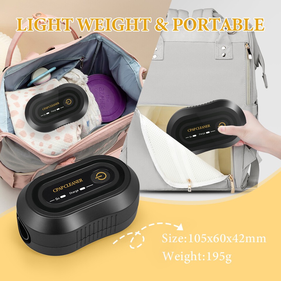Portable CPAP Cleaner Sanitizer Cleaning Machine Ozone Sterilizer Sleep ...