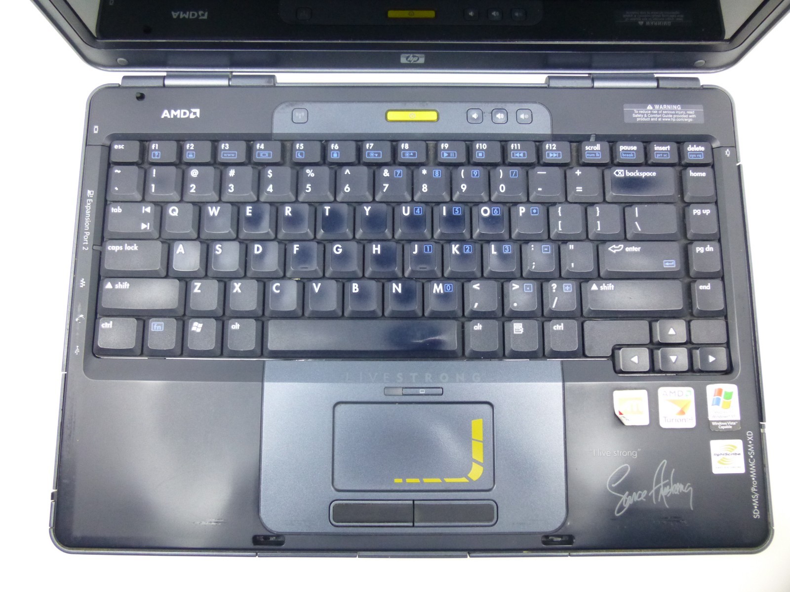 HP LiveStrong Lance Armstrong Special Edition Laptop L2000 | eBay